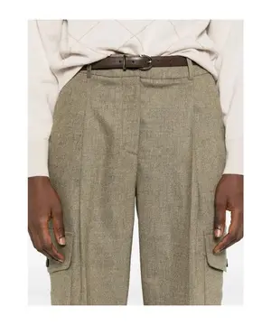 Peserico Cargo Pockets Tailored Trousers