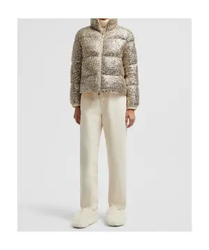 Moncler Sequined Zip-up Puffer Jacket