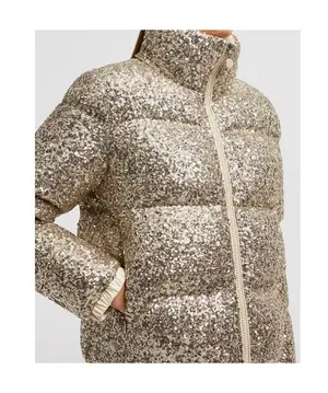 Moncler Sequined Zip-up Puffer Jacket