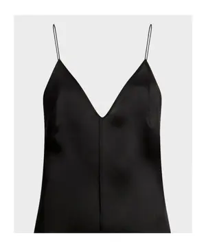 Khaite Talsie Sleeveless V-neck Halter Top