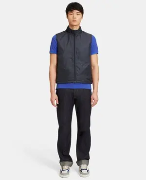 Aspesi High-neck Padded Gilet - Black