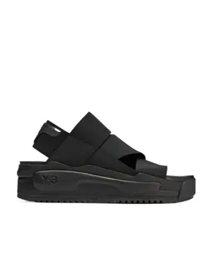 Y3 Logo Embossed Open-toe Sandals With Thick Sole