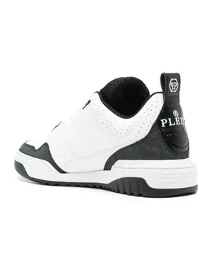Philipp Plein Low-top Lace-up Casual Sneakers - White