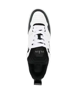 Philipp Plein Low-top Lace-up Casual Sneakers - White