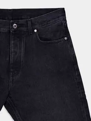 Off-White Logo Patch Straight Leg Jeans