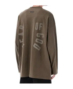 Fear Of God Baseball Logo Long Sleeve T-shirt