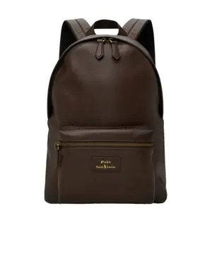 Polo Ralph Lauren Leather Backpack - Black