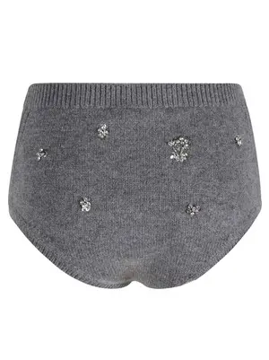 Simkhai Embellished Knit Shorts