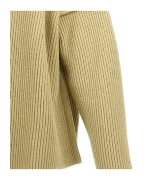 JIL SANDER Geometric Neckline Knitted Jumper - Nude