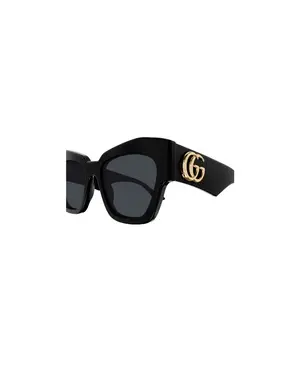Gucci Cat-eye Frame Sunglasses - Black