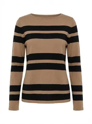 Max Mara Striped Long Sleeve Sweater