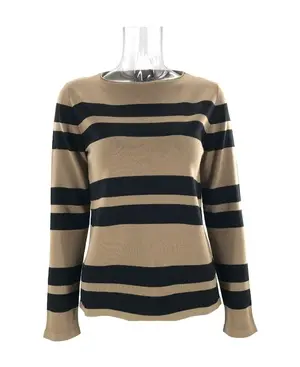 Max Mara Striped Long Sleeve Sweater
