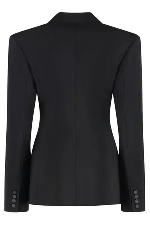 MUGLER Cut-out Single Button Jacket