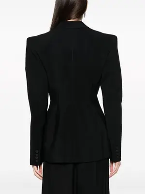 MUGLER Cut-out Single Button Jacket