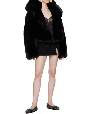 Acne Studios Fluffy Faux Fur Jacket