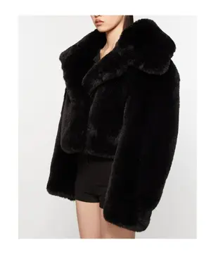Acne Studios Fluffy Faux Fur Jacket