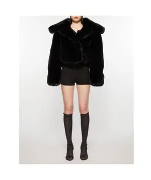 Acne Studios Fluffy Faux Fur Jacket