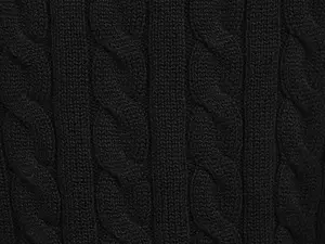 Polo Ralph Lauren Logo Embroidered Cable-knit Jumper - Black