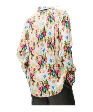 Loewe Floral Print Long Sleeve Shirt