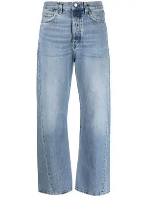 TOTEME High-waisted Straight-leg Jeans - Blue