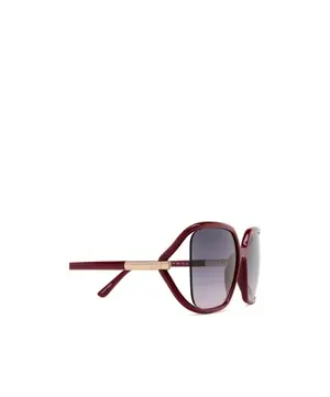 TOM FORD Oversized Square Frame Sunglasses - Gray