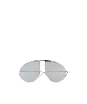 Loewe Hillock Aviator Frame Sunglasses - Black