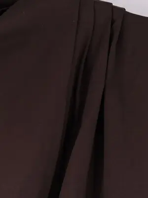 Soeur Idris Pleated Mock-neck Sleeveless Top - Black