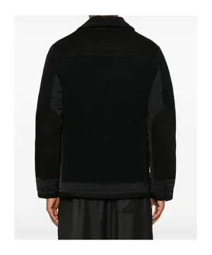 Junya Watanabe Collared Long-sleeved Casual Jacket - Black