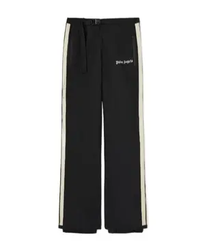 Palm Angels Logo Printed Track Ski Pants - Black