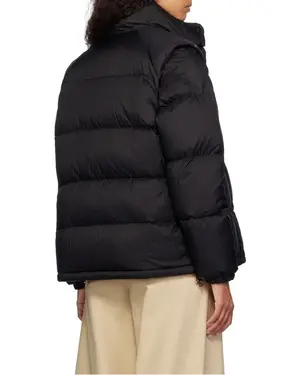 Moncler Verone Reversible Short Puffer Jacket - Black