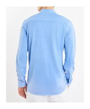 FAY French Collar Logo Shirt