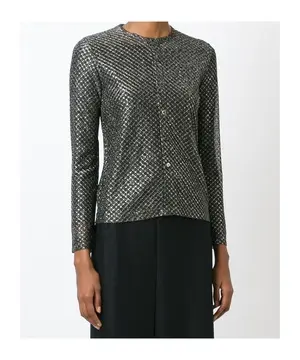 Junya Watanabe Metallic Sheen Cardigan