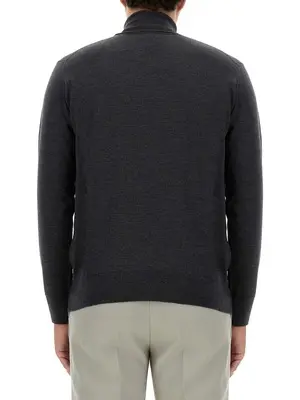 Etro Knitted Turtleneck Jumper With Pegaso Embroidery