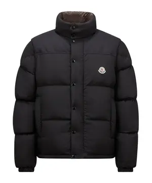 Moncler Verone Reversible Short Puffer Jacket - Black