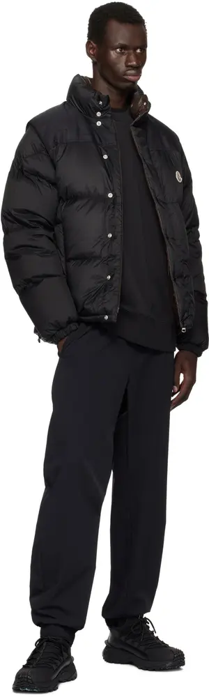 Moncler Verone Reversible Short Puffer Jacket - Black