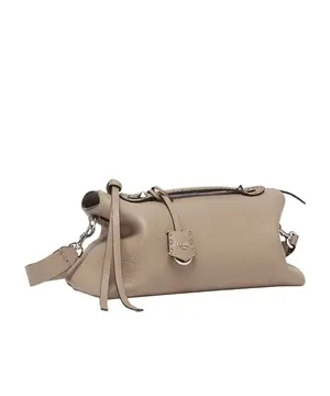 Fendi Selleria Large Shoulder Bag - Grey