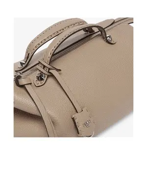 Fendi Selleria Large Shoulder Bag - Grey