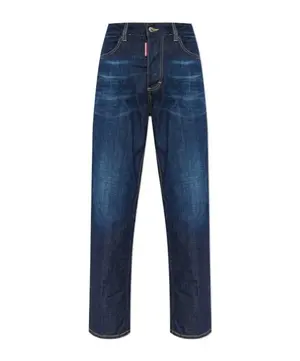 Dsquared2 Boston Straight-leg Jeans - Blue