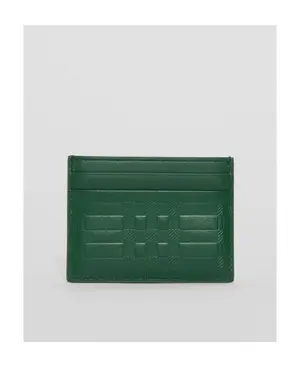 Burberry Plaid Embossed Card Holder