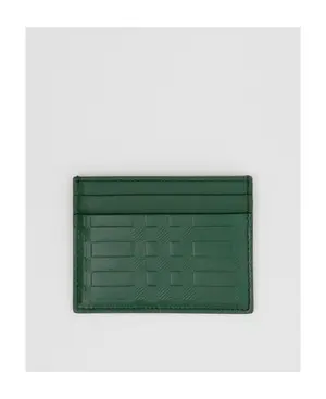 Burberry Plaid Embossed Card Holder