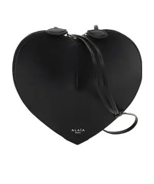 Alaïa Le Coeur Heart-shape Crossbody Bag - Black