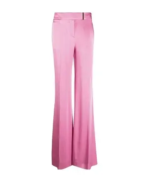 TOM FORD High Waisted Wide Leg Trousers - Pink