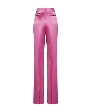 TOM FORD High Waisted Wide Leg Trousers - Pink