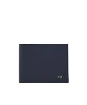 FERRAGAMO Gancini Wallet - Deep Navy