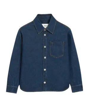 Ami De Coeur Denim Overshirt - Indigo