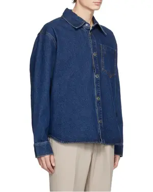Ami De Coeur Denim Overshirt - Indigo