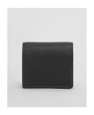 Burberry Logo Plaque Bi-fold Wallet