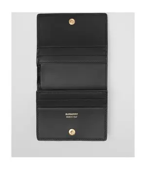Burberry Logo Plaque Bi-fold Wallet