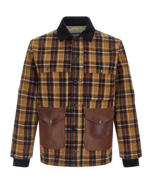 Junya Watanabe X Filson Checked Patchwork Jacket - Black