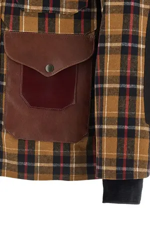 Junya Watanabe X Filson Checked Patchwork Jacket - Black